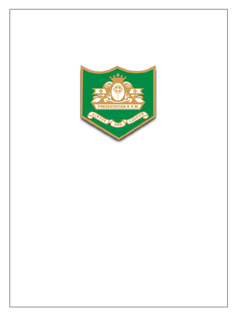 Presentation Convent SR - Sec.School Gandhi Nagar, Jammu SESSION 2024 ...