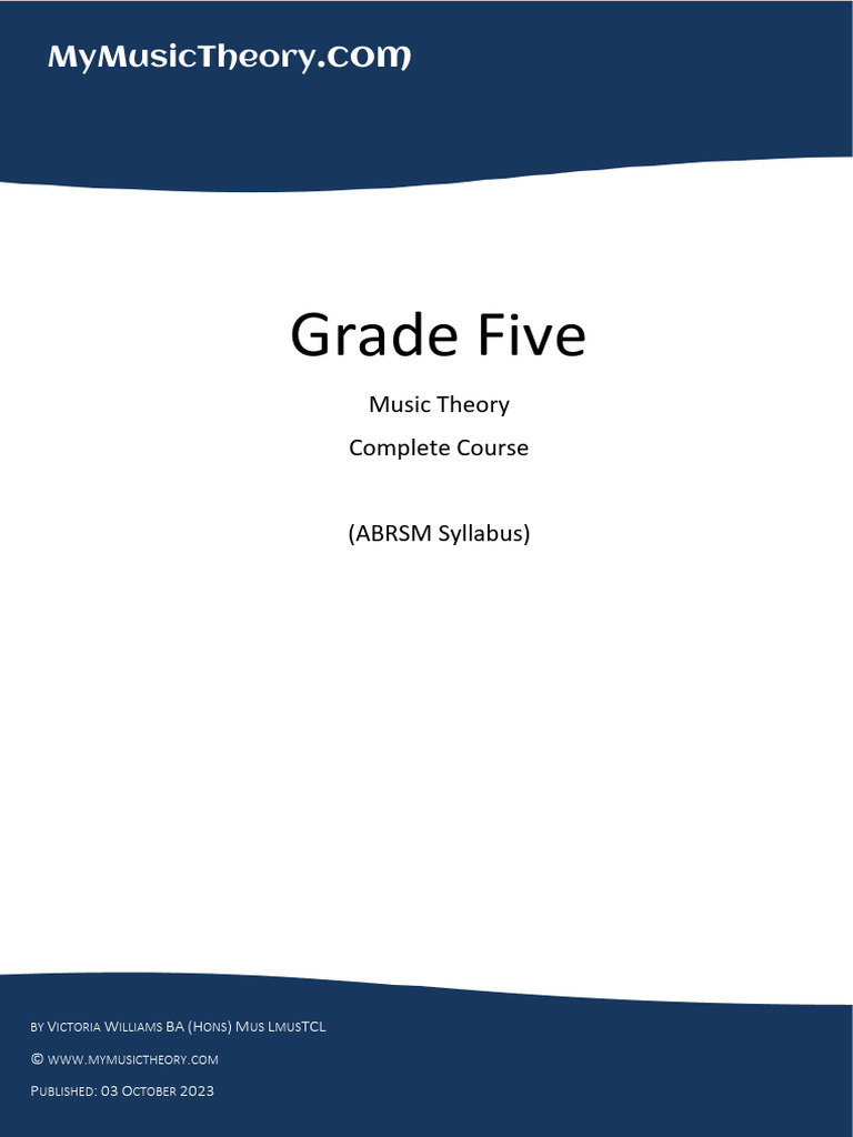 Grade 5 Course PDF Abrsm | PDF