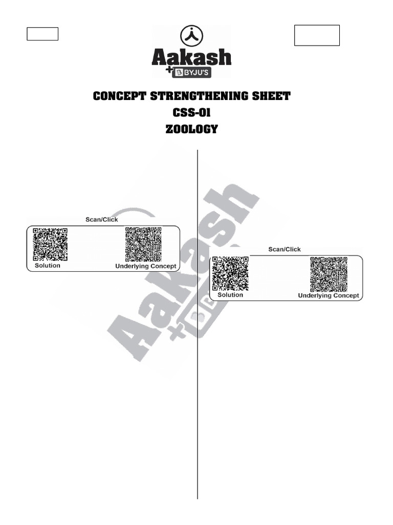 Concept Strengthening Sheet 1 | PDF