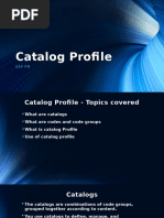 Catalogs, Code Groups & Codes | PDF