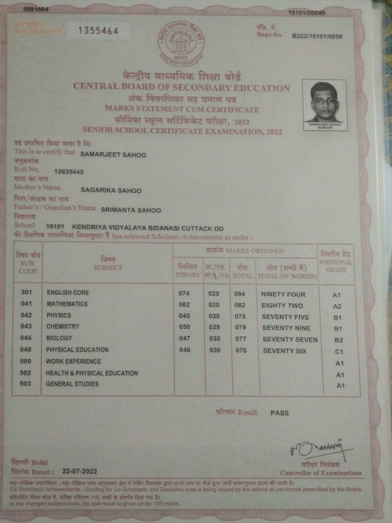 Prev Certificate | PDF