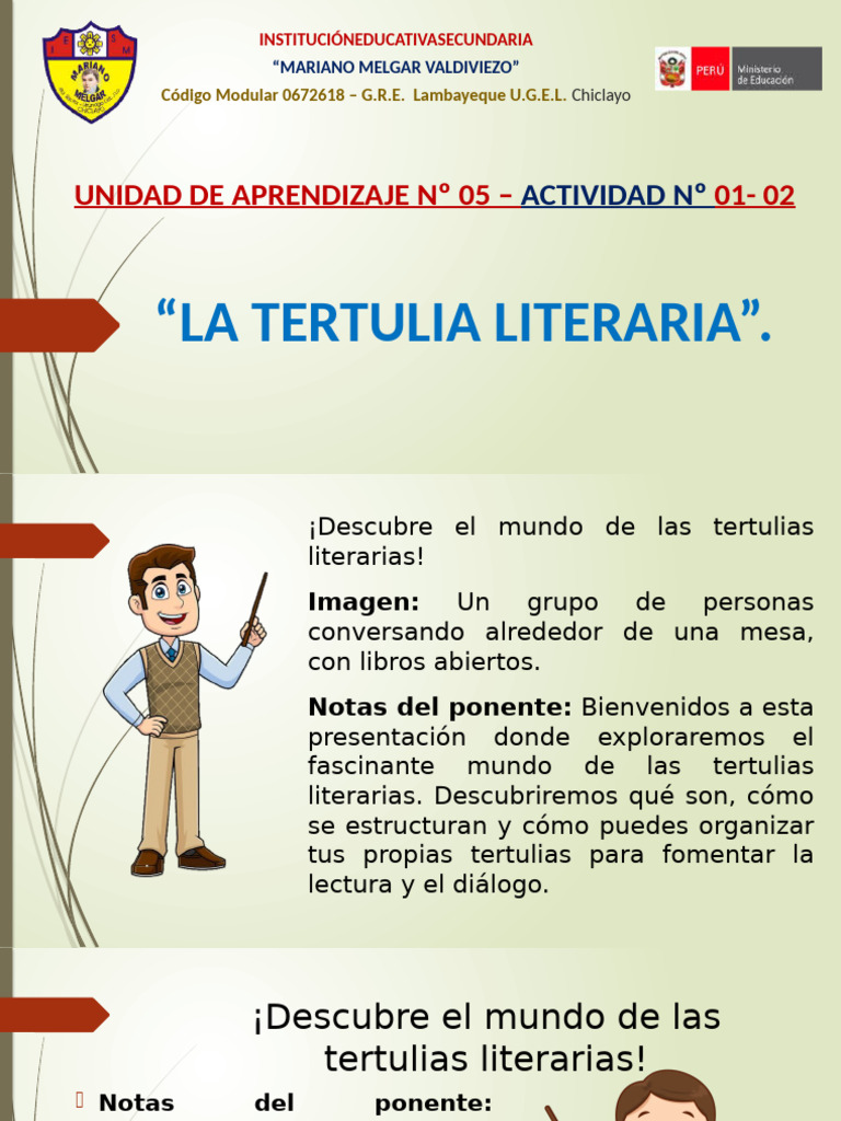 Tertulia Literaria | PDF