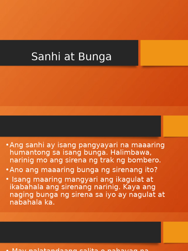 Sanhi At Bunga Pdf