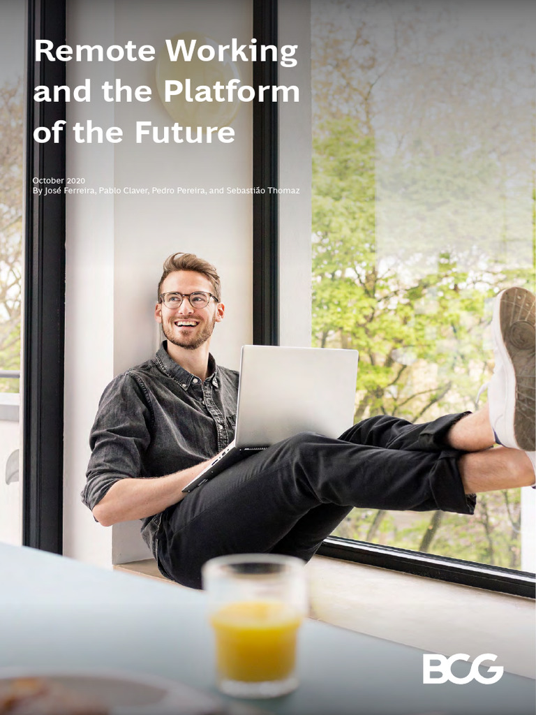 BCG Remote Working and The Platform of The Future Oct 2020 | PDF