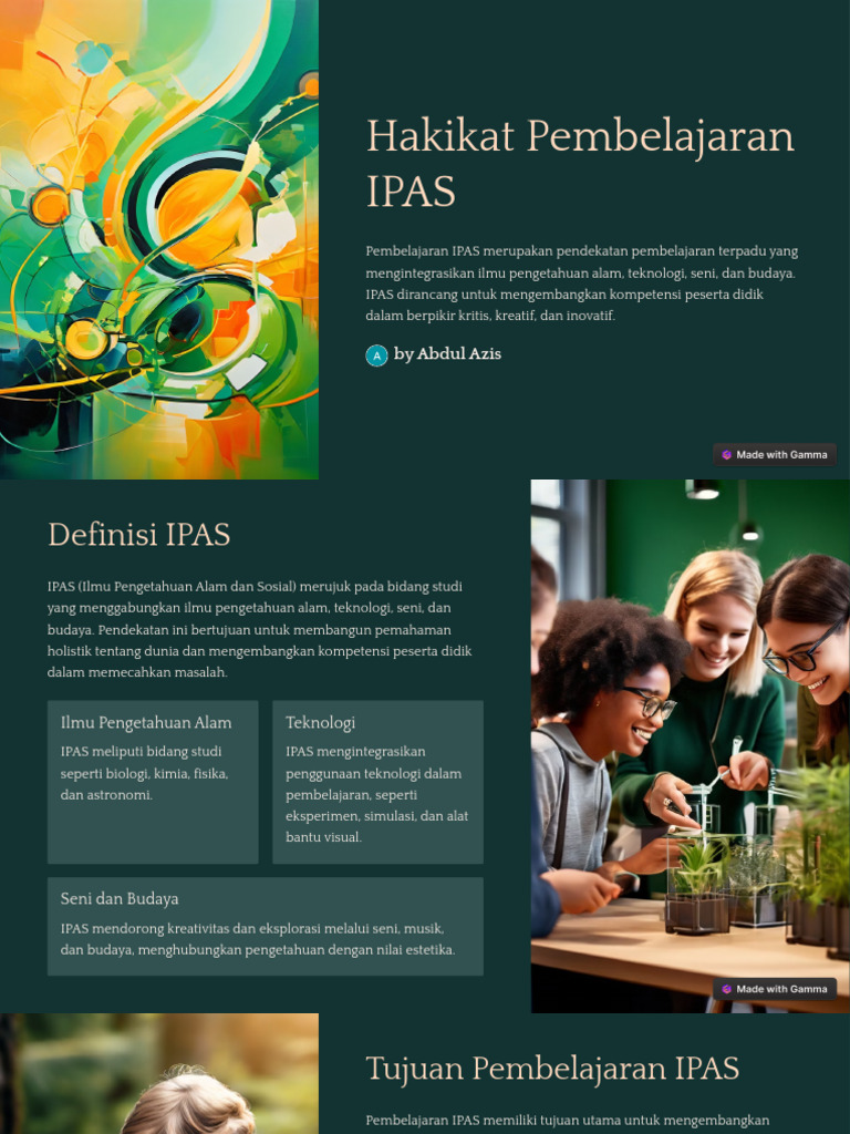 Hakikat Pembelajaran IPAS | PDF