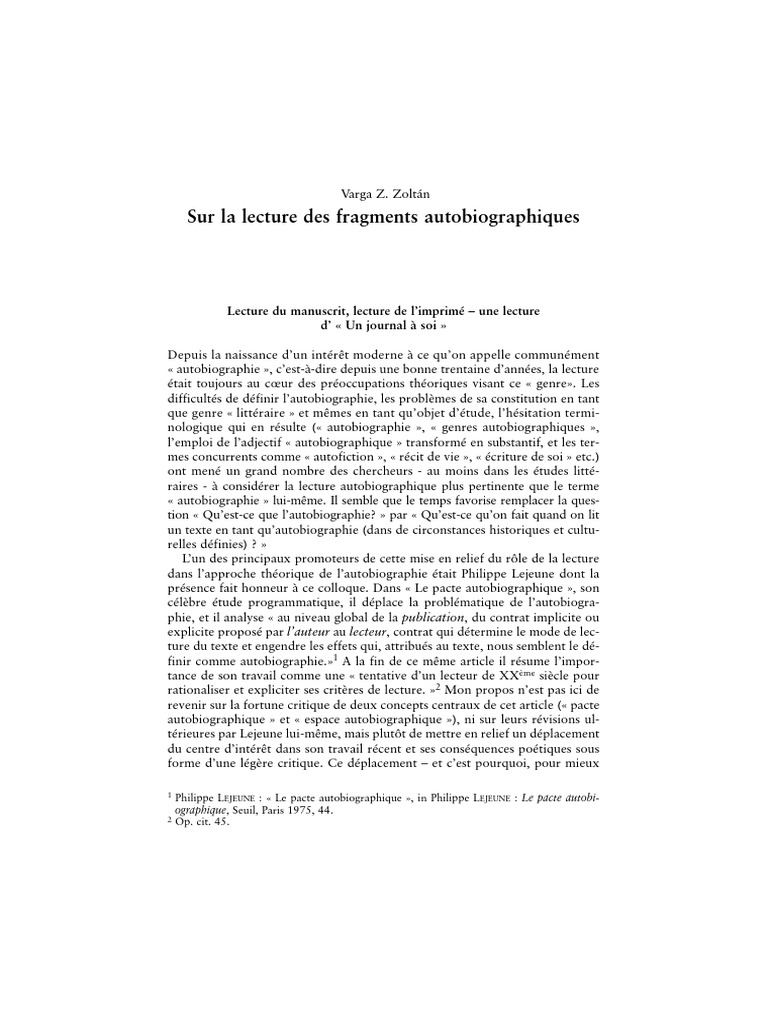 Sur La Lecture Des FA | PDF Sur La Lecture Des FA | PDF