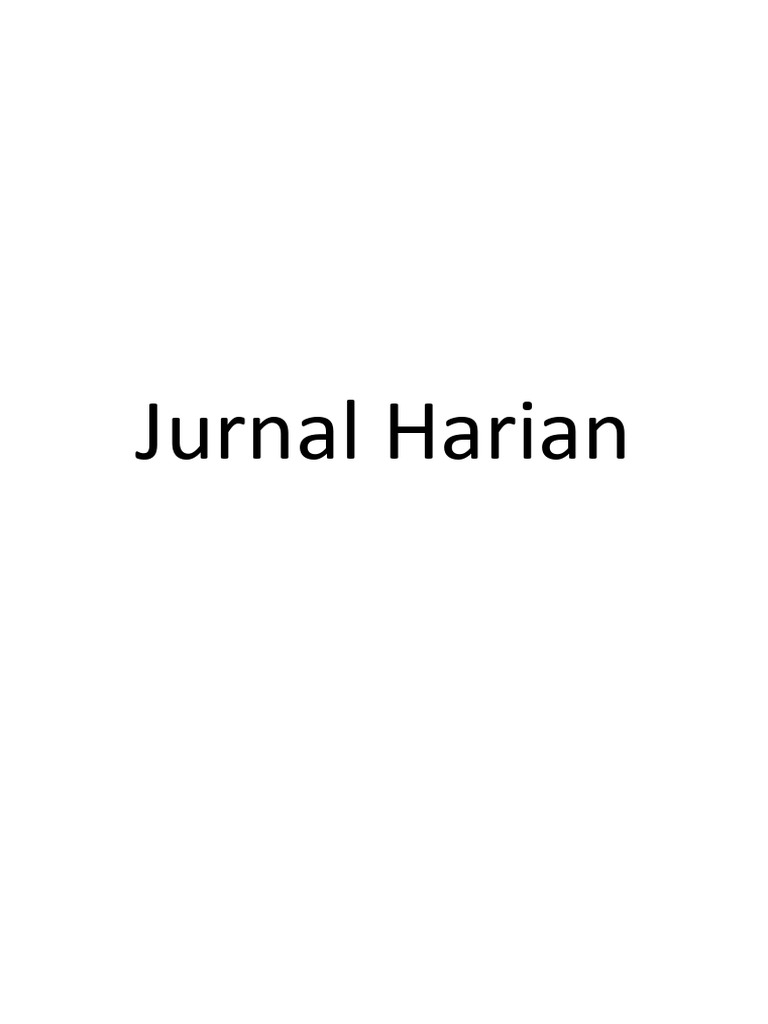 Jurnal Harian PDF