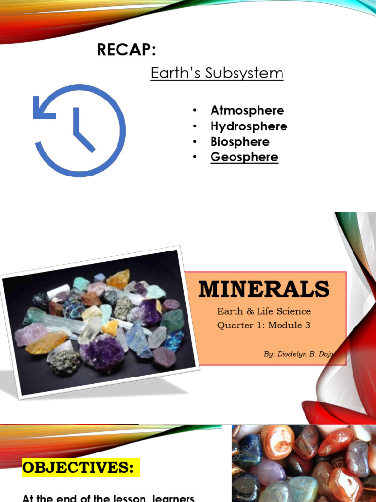 ELS Module3 Minerals | PDF