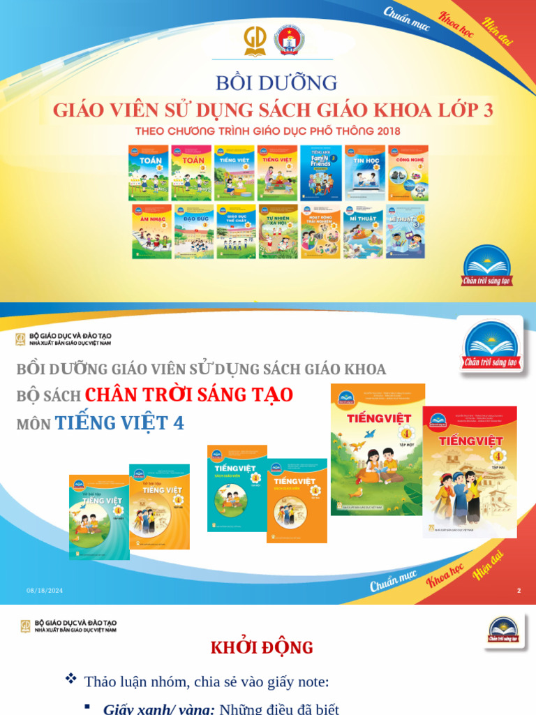 Silde Tap Huan Tieng Viet 4 - CTST | PDF