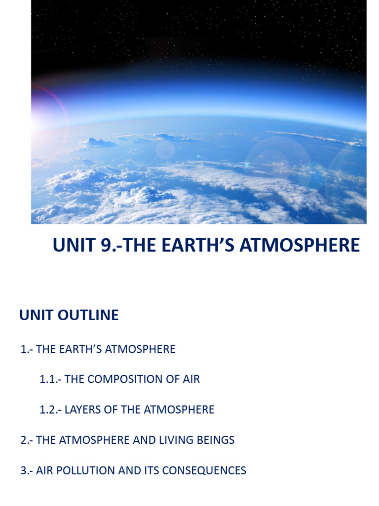 The Earth's Atmosphere | PDF