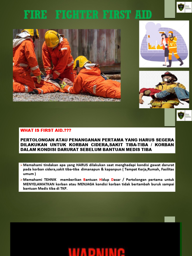 First Aid Fire Fighting | PDF