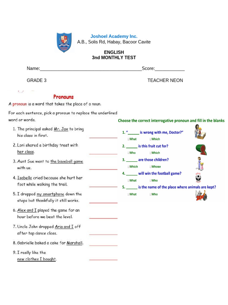 2nd Periodical Test 1 | PDF