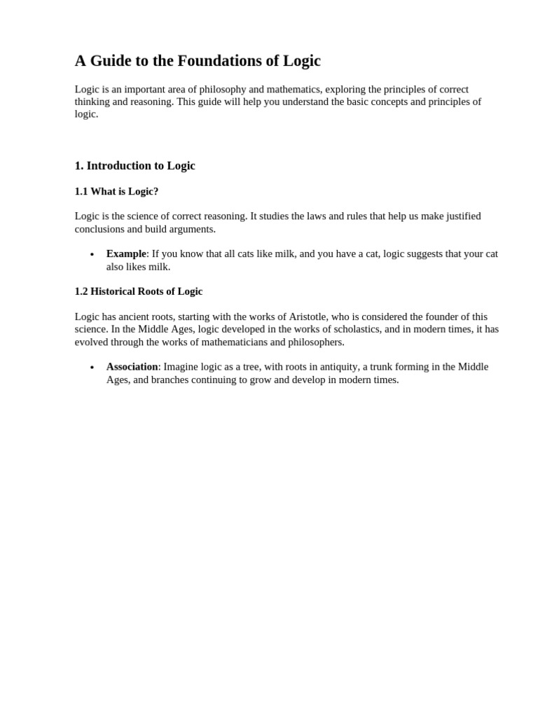 A Guide To The Foundations of Logic | PDF | Logic | Teaching Methods ...