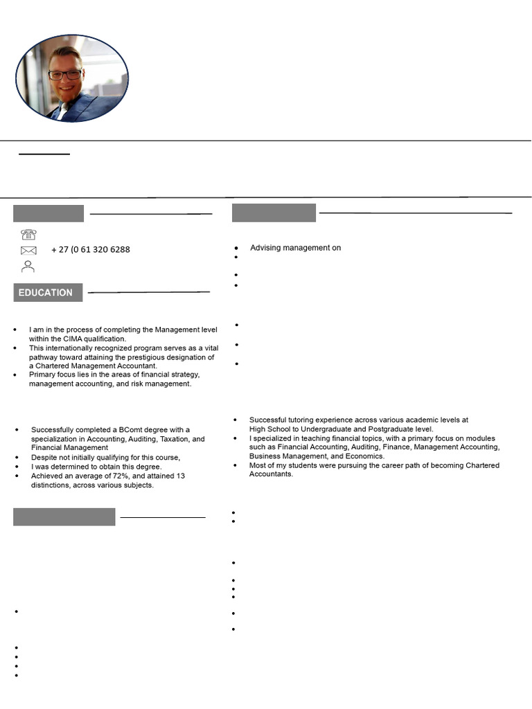 Robert Lincoln CV | PDF