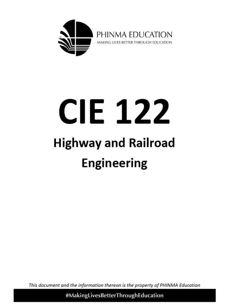 CIE 122 Highway and Railroad Engineering COMPLETED | PDF