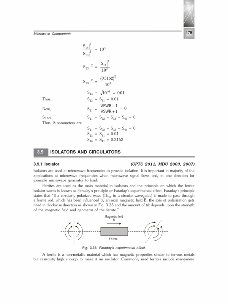 Circulator and Isolator | PDF