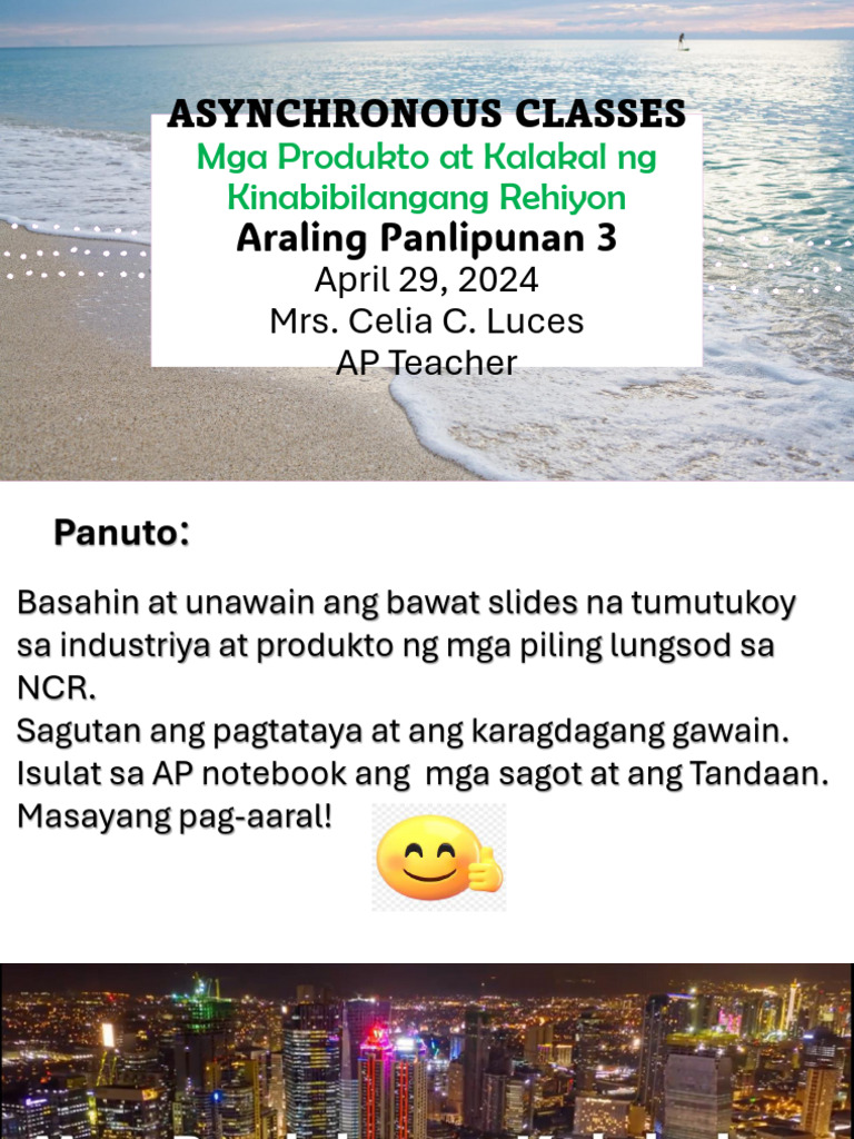 AP3 Q4 ASYNCHRONOUS April 29 2024 | PDF