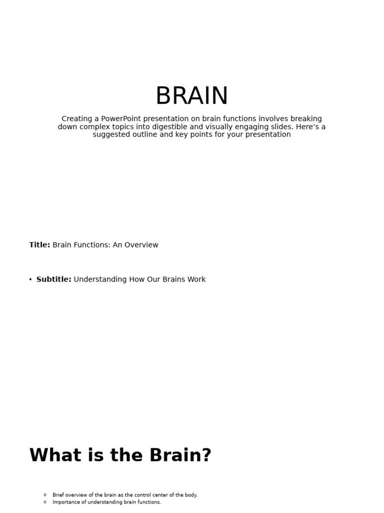 Brain Works | PDF