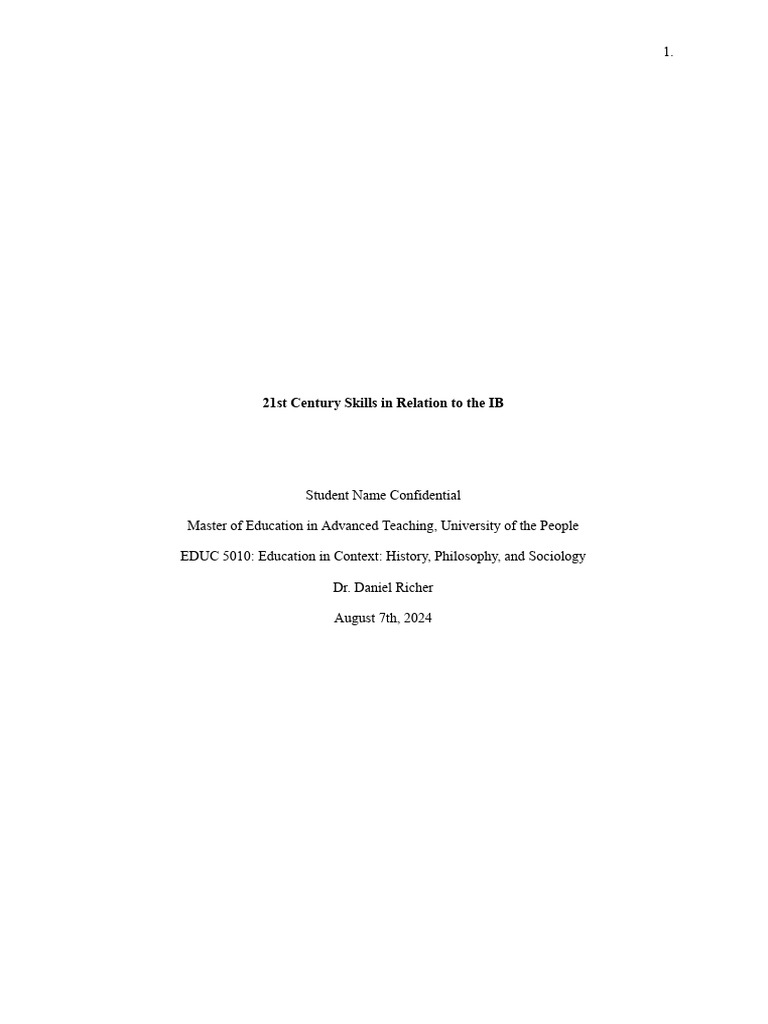 21st Century Skills Pdf