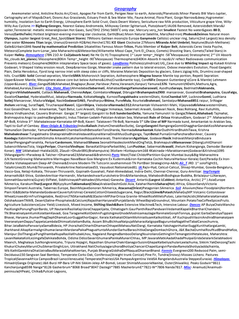 Geography Pdf Jupiter Natural Satellite