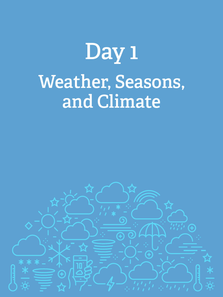Weather Wonders Toolkit Day 1 | PDF