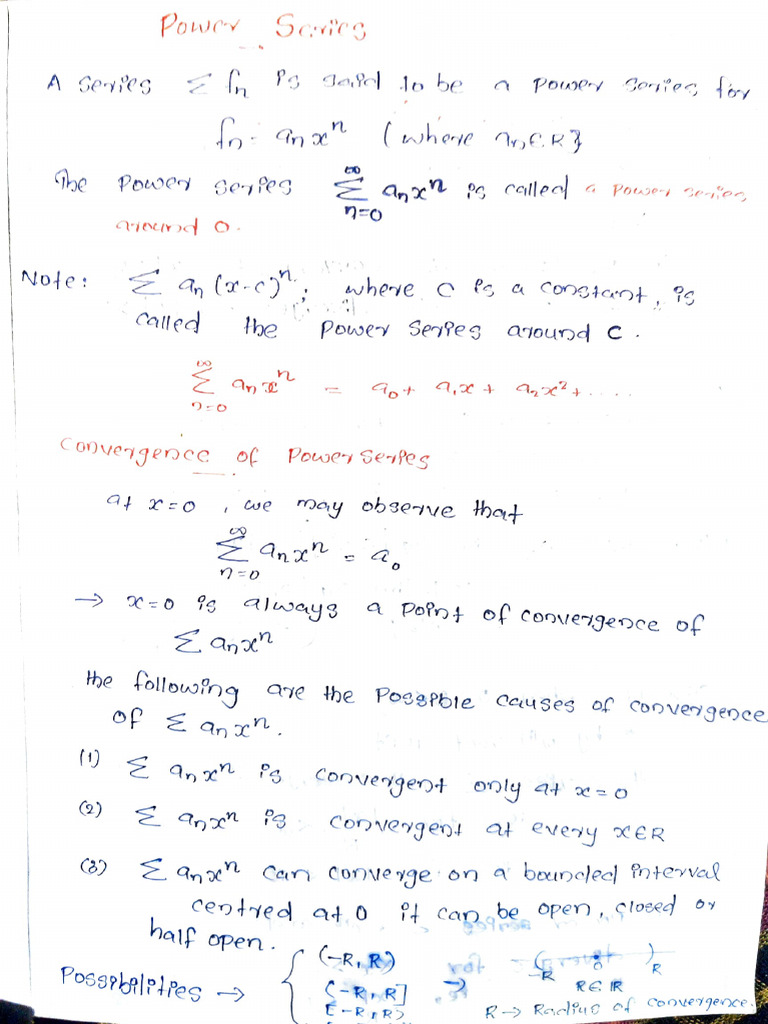 Power Series PDF | PDF