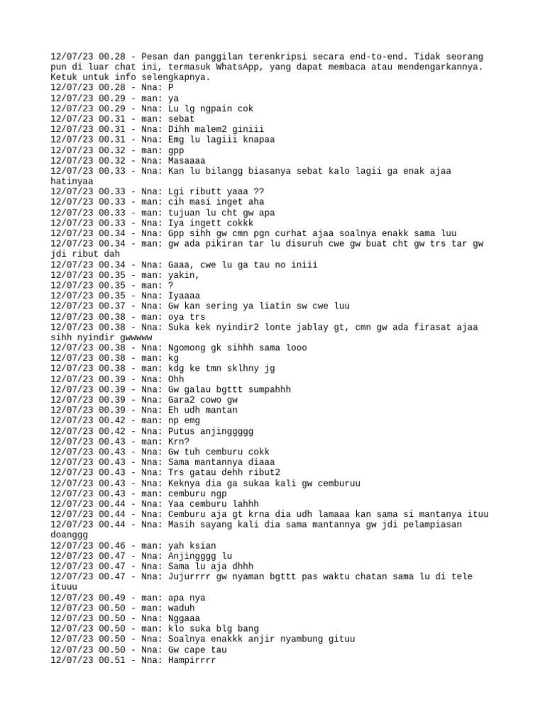 Chat WhatsApp Dengan Nna | PDF