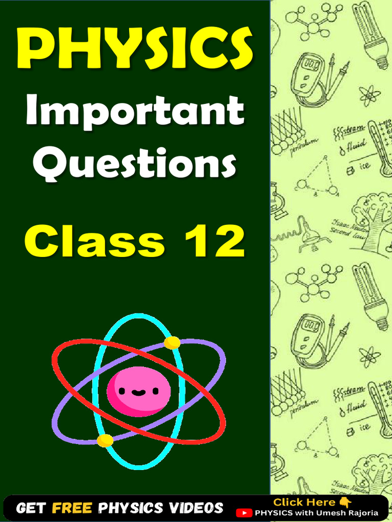12th Physics Important Questions | PDF