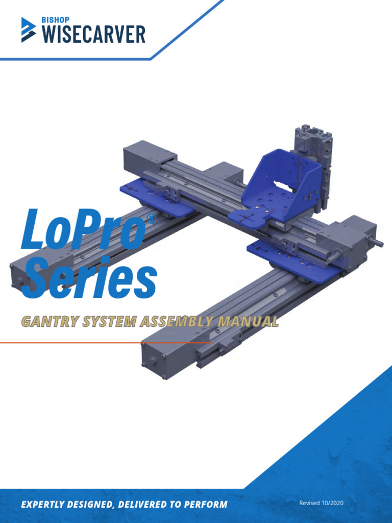 LoPro Gantry System Assembly Manual Web | PDF