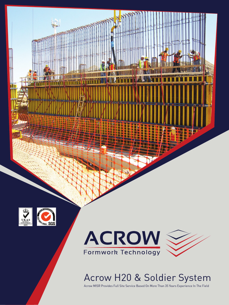 Acrow H20 & Soldier Formwork Guide | PDF