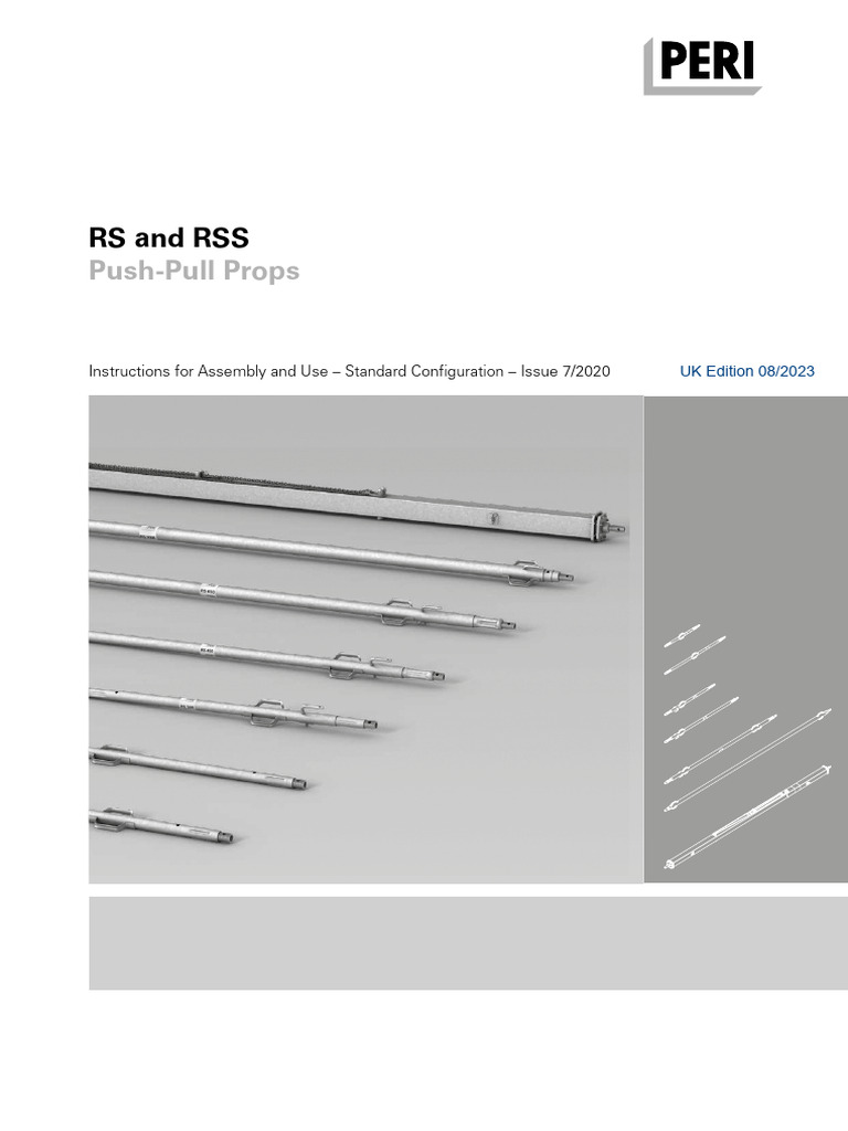 Rs and Rss Push Pull Props Instructions For Assembly and Use | PDF ...