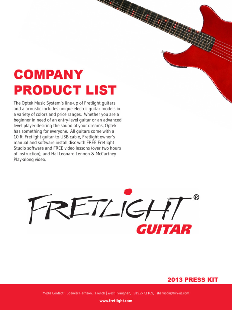 Product List Template For Company | PDF