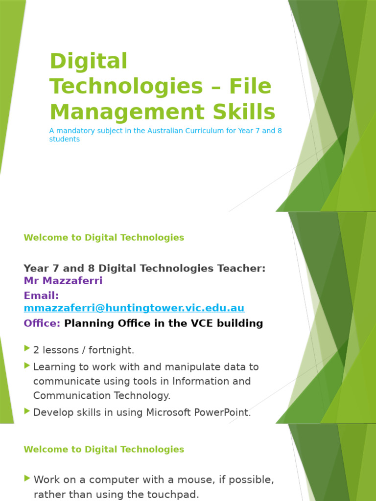 File Management Skills | PDF | Computer File | Computers