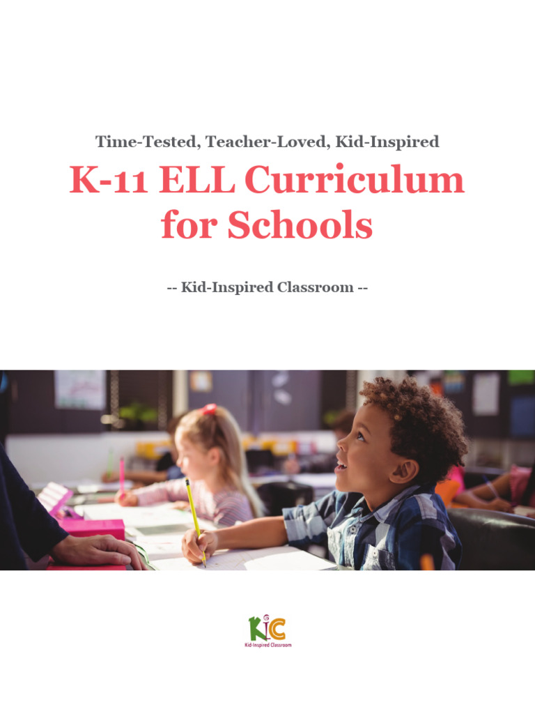 Kid Inspired Classroom ELL Curriculum Brochure New | PDF