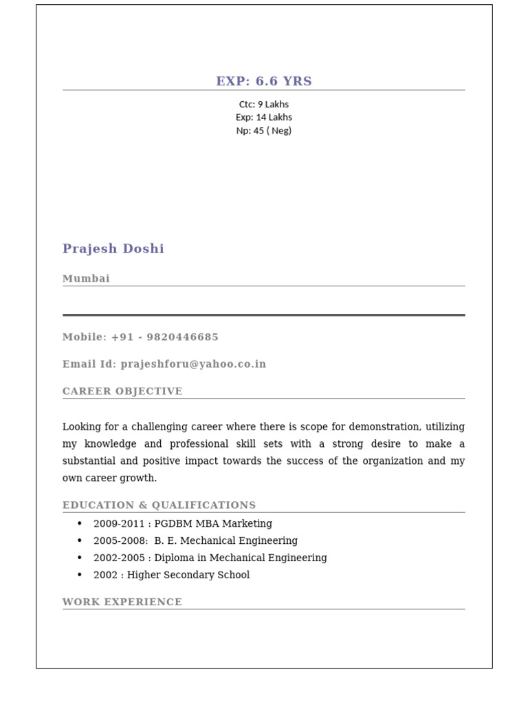 Prajesh Doshi | PDF