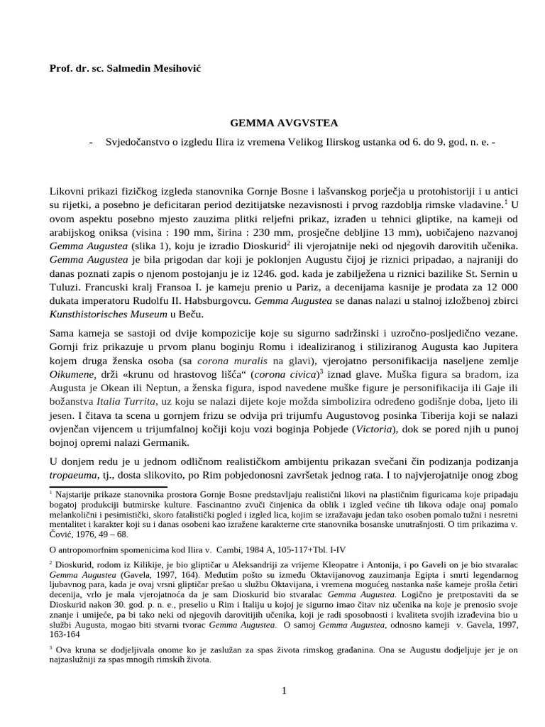Gemma Augustea | PDF