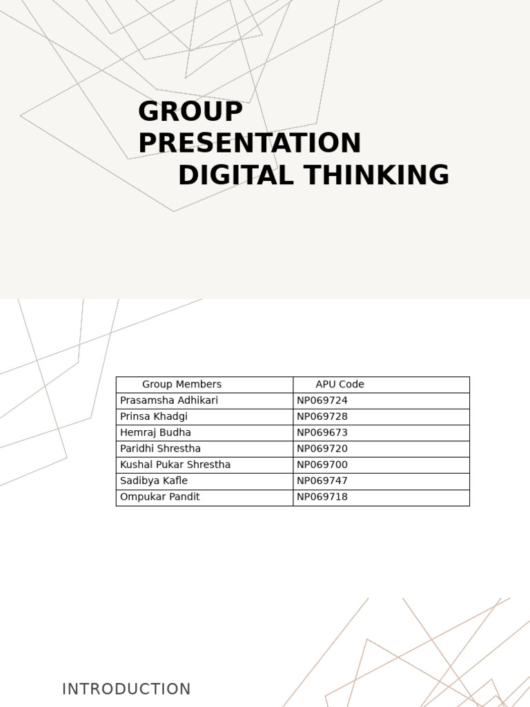 Digital Thinking | PDF