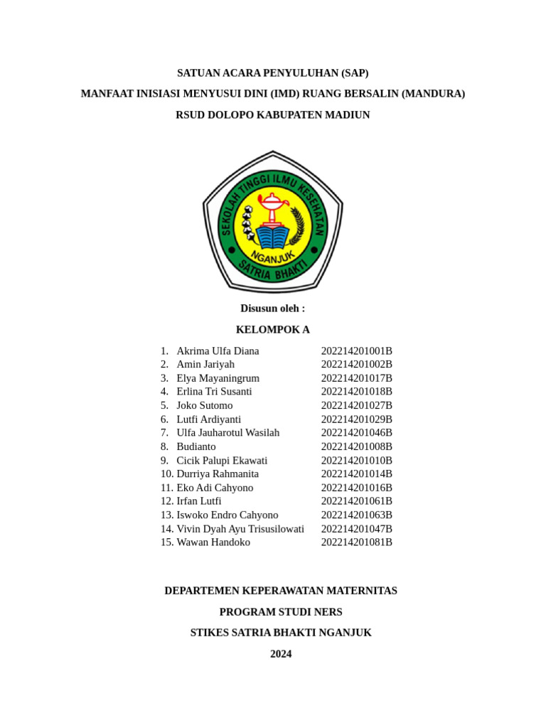 Sap Imd Kelompok A-1 | PDF