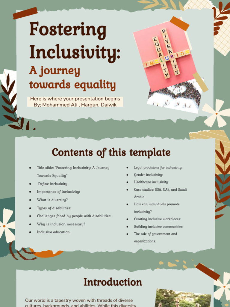 Fostering Inclusivity - FA | PDF