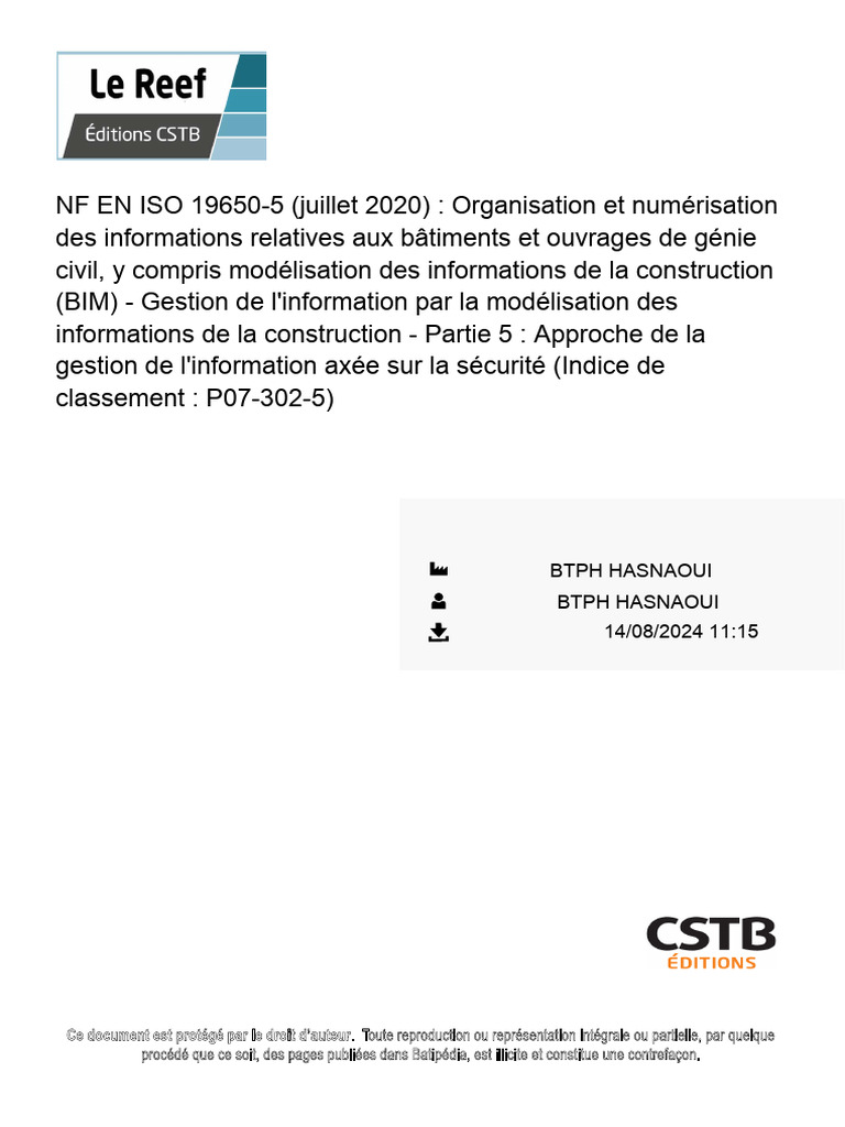 Iso 19650-5 | PDF
