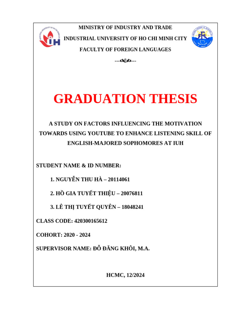 Graduation Thesis - Final | PDF