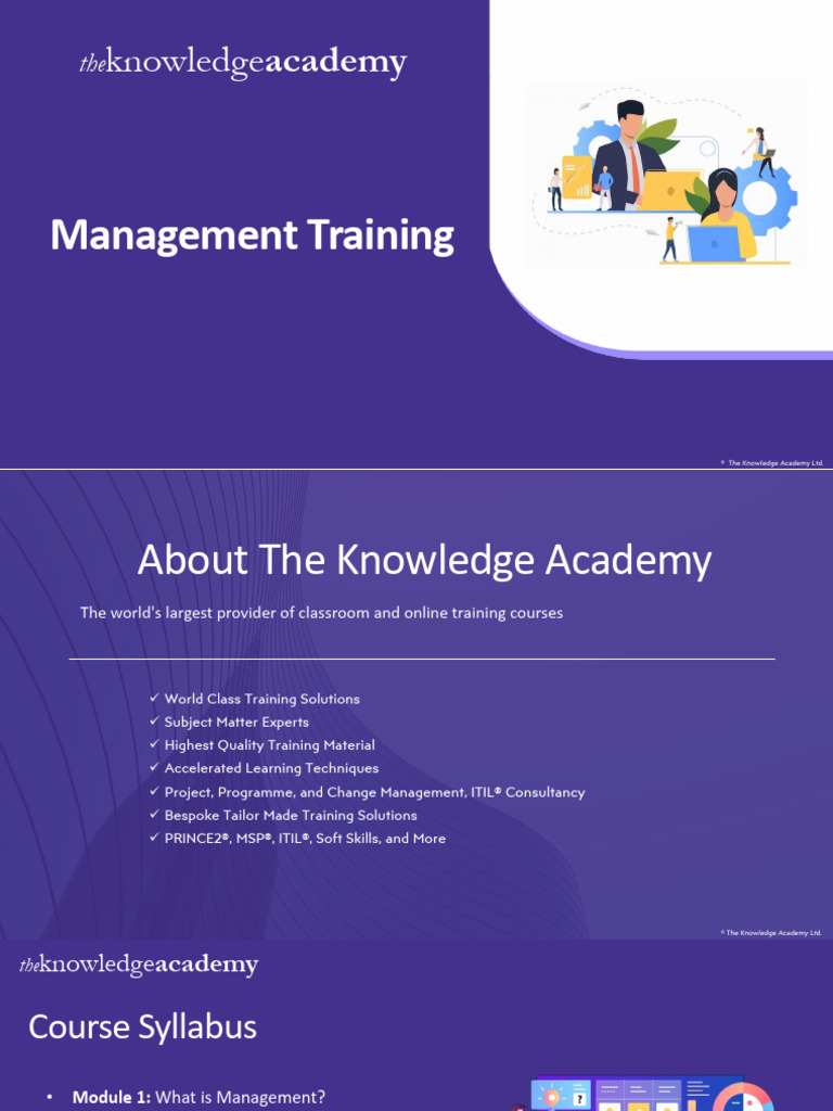 Introduction To Management - Delegate Pack | PDF