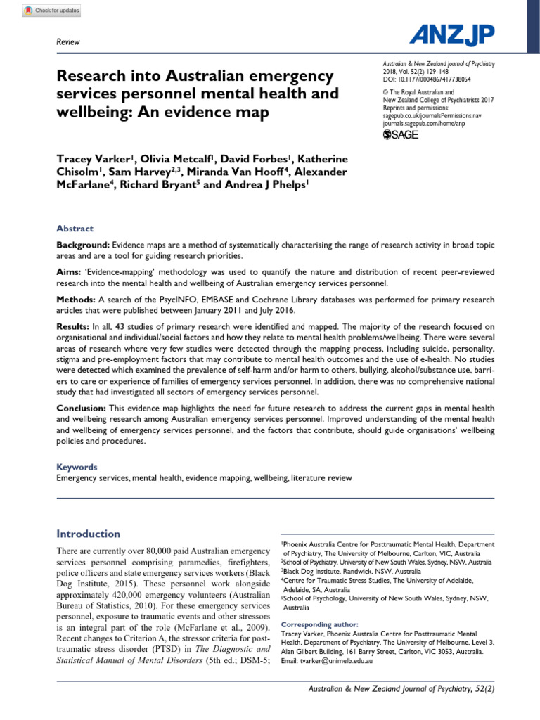 Research Into Australian Emergency | PDF