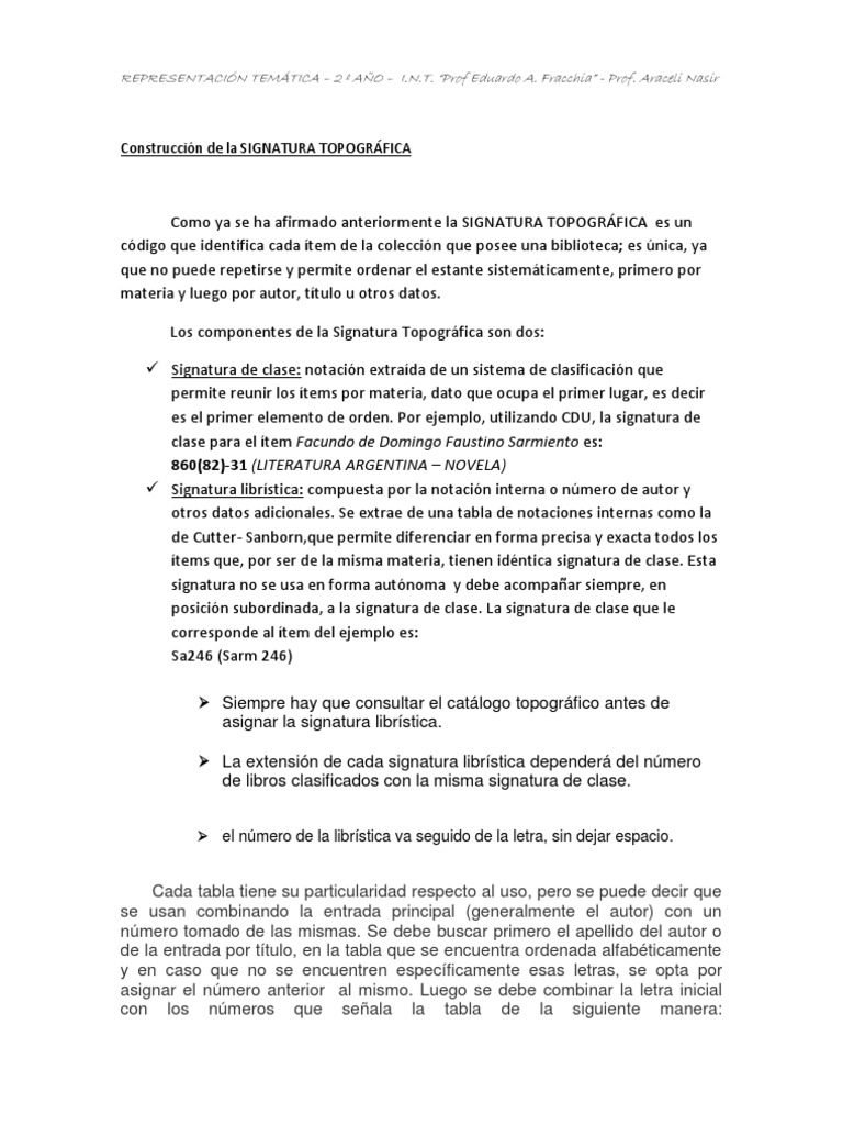 Construcción de La SIGNATURA TOPOGRÁFICA 2 | PDF | Informática y ...