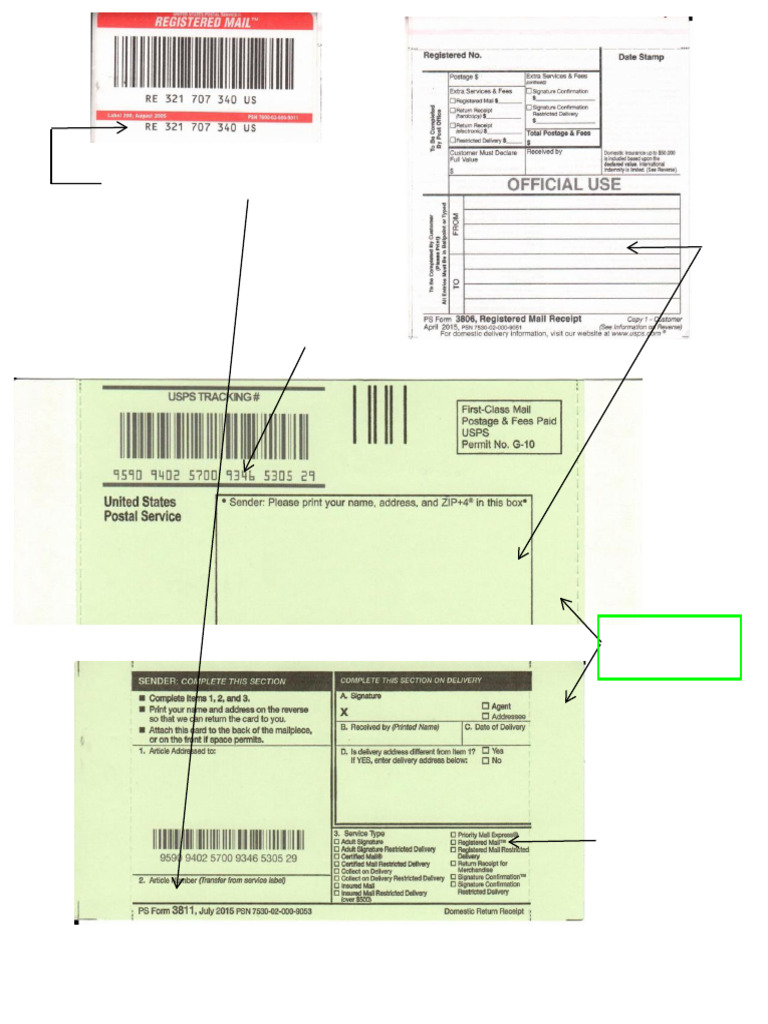 How To Do Registered Mail | PDF