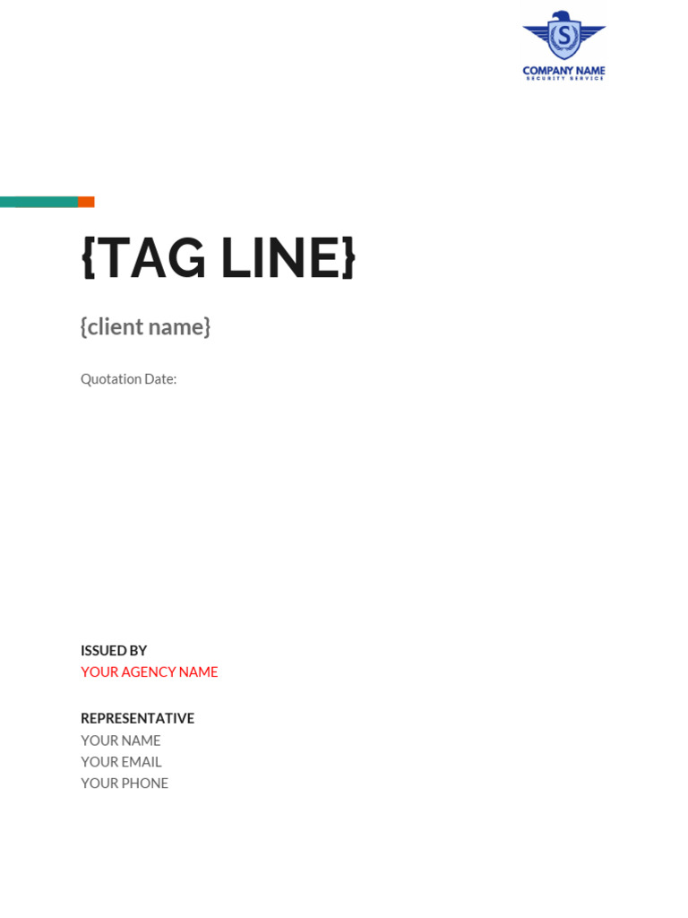 Sample Security Quotation - 2 | PDF