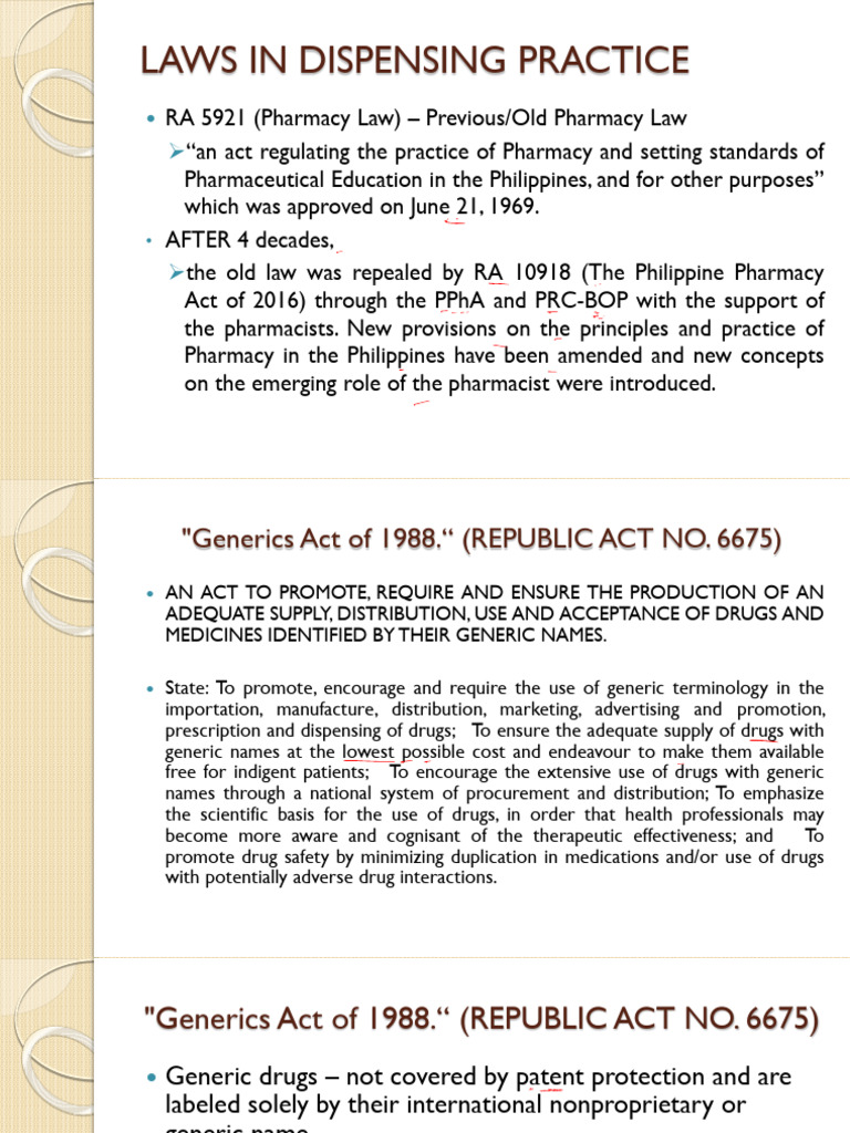 Finals - Laws For Dispensing Practice | PDF