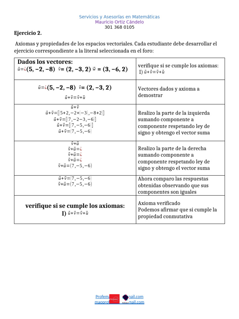 Alg Lin Punto 2 | PDF