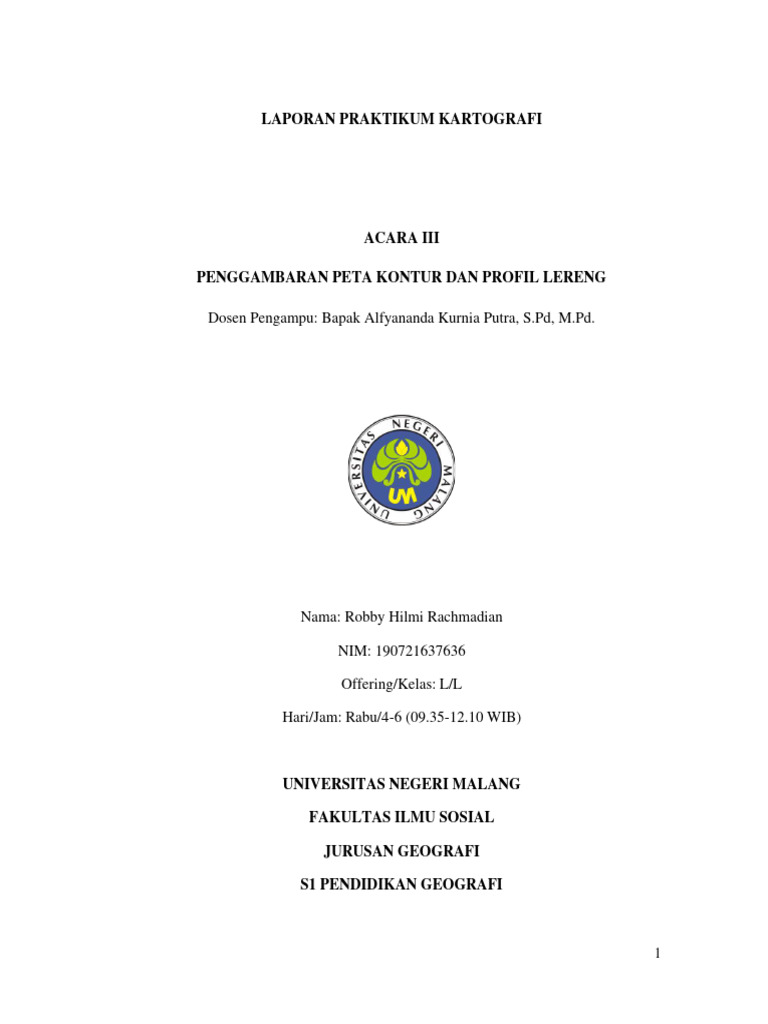 LAPORAN_PRAKTIKUM_KARTOGRAFI_ACARA_III_P | PDF