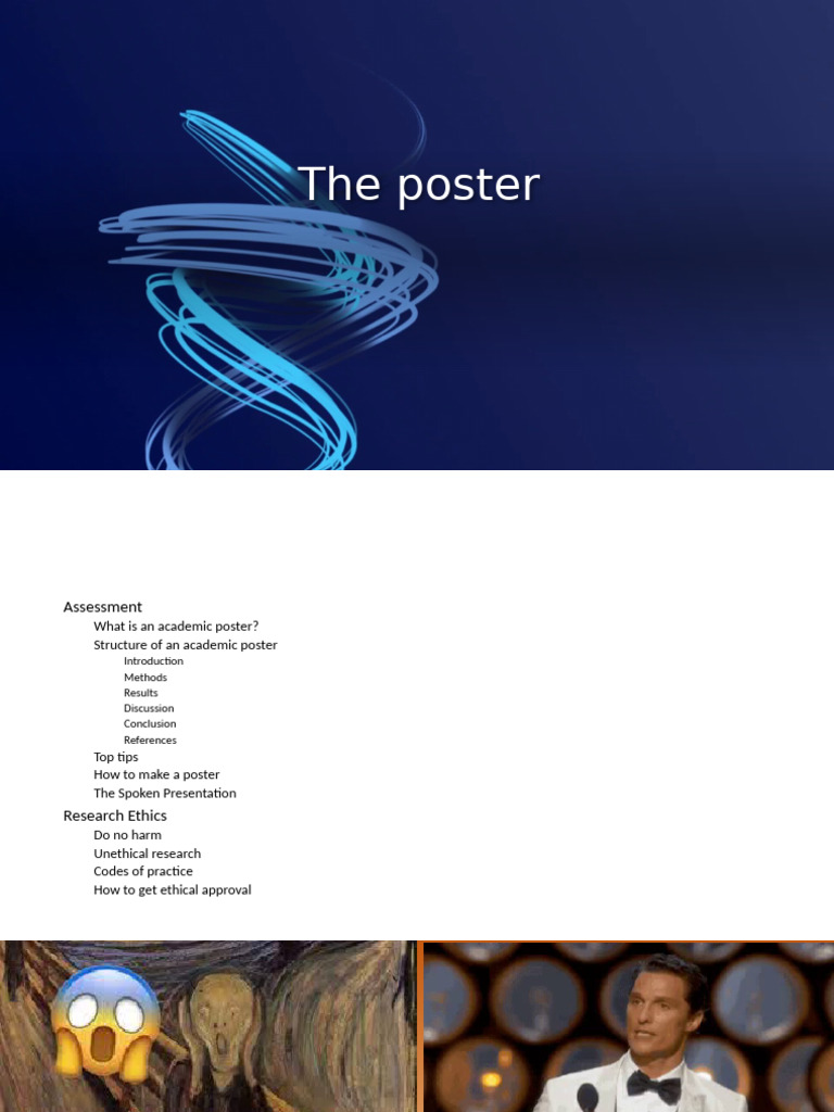 IPOM Week 1 Poster&Ethics | PDF